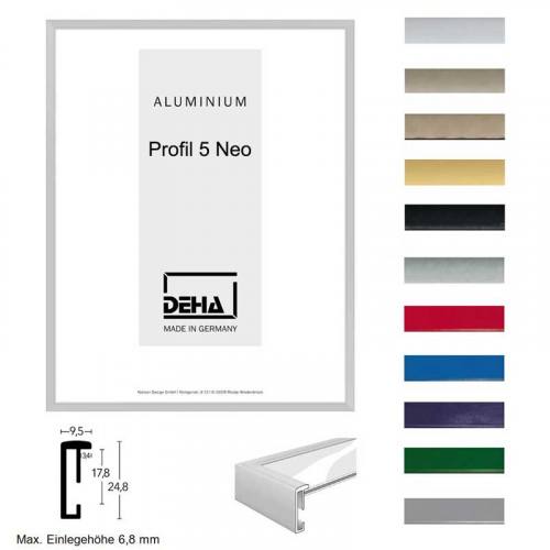 Panorama Aluminium Bilderrahmen 50x150 / 150x50 cm 5Neo