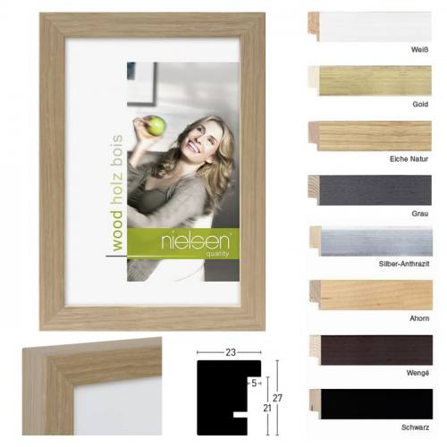 Holzrahmen 80x100/ 100x80 cm, Blockprofil XL Hamburg