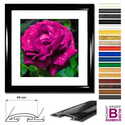 Bilderrahmen 56x56 cm Modern Kunststoffrahmen