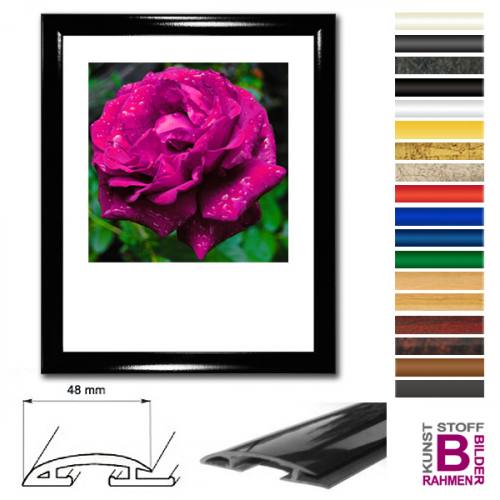 Bilderrahmen 60x70 cm Modern Kunststoffrahmen