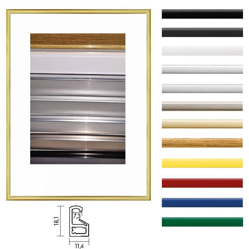 Kunststoff-Bilderrahmen 25 x 35 cm, Profilbreite 7 mm online kaufen